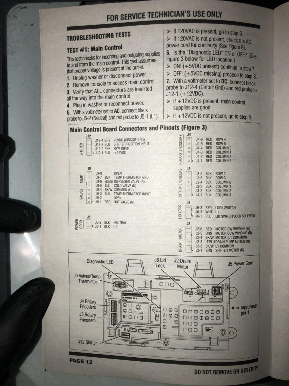 MAYTAG top load Washer Mod. MVWX655DW1 Service Manual - Iskander ...